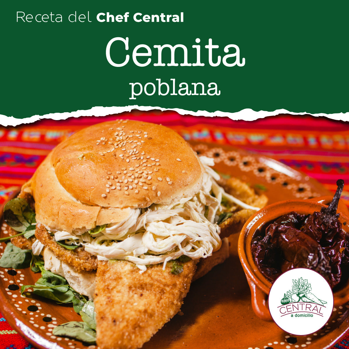 Receta: Cemita Poblana Fácil Y Rápida – Central a Domicilio