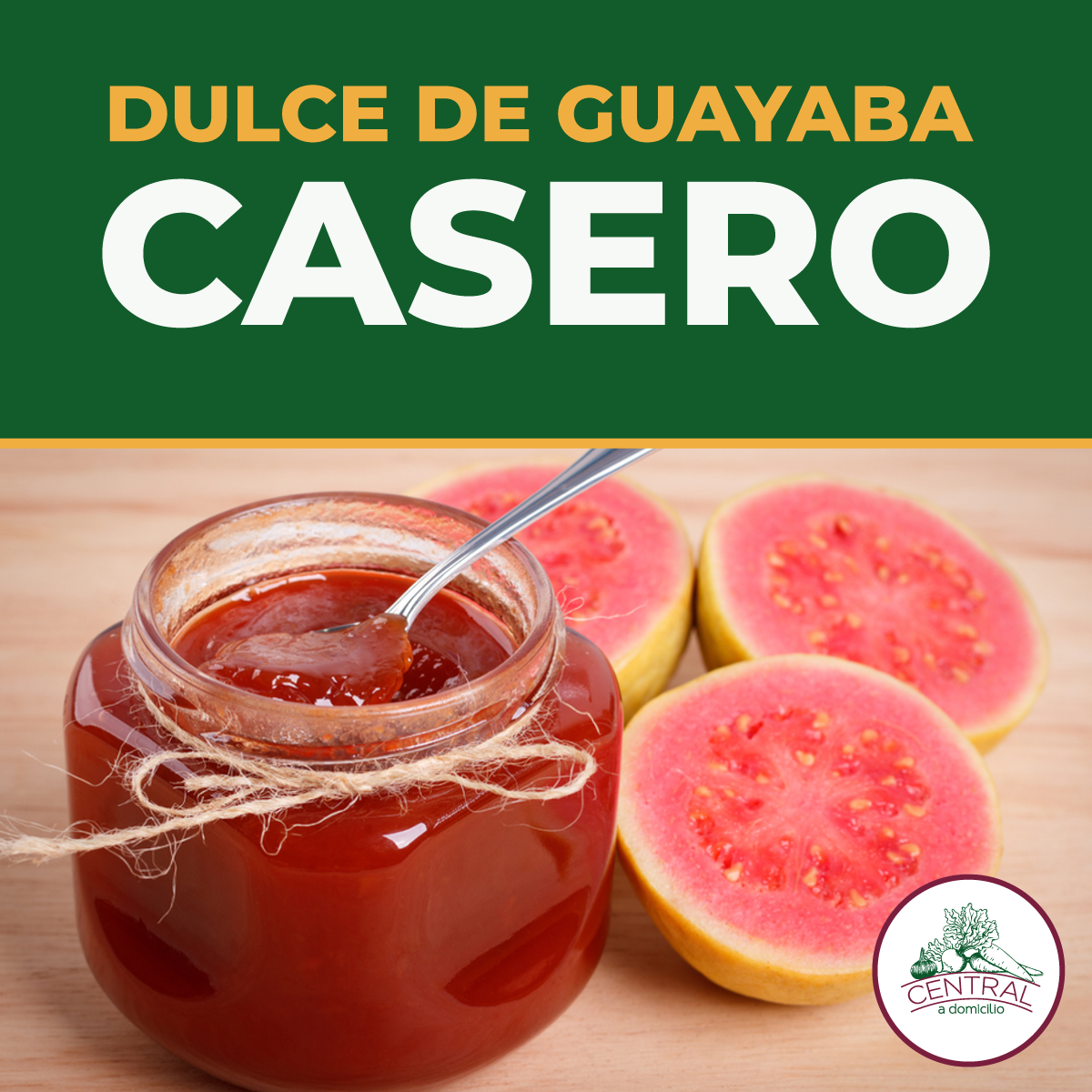 Receta: Dulce De Guayaba Casero Fácil Y Rápido – Central a Domicilio