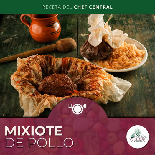 Receta: Mixiote De Pollo Fácil Y Rápido – Central a Domicilio