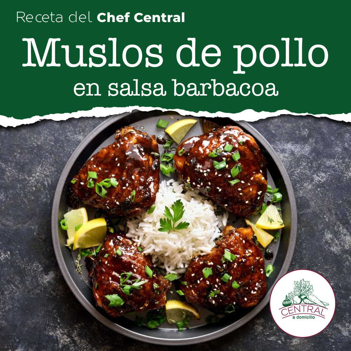 Receta: Muslos De Pollo En Salsa Barbacoa Fáciles Y Rápidos – Central a ...