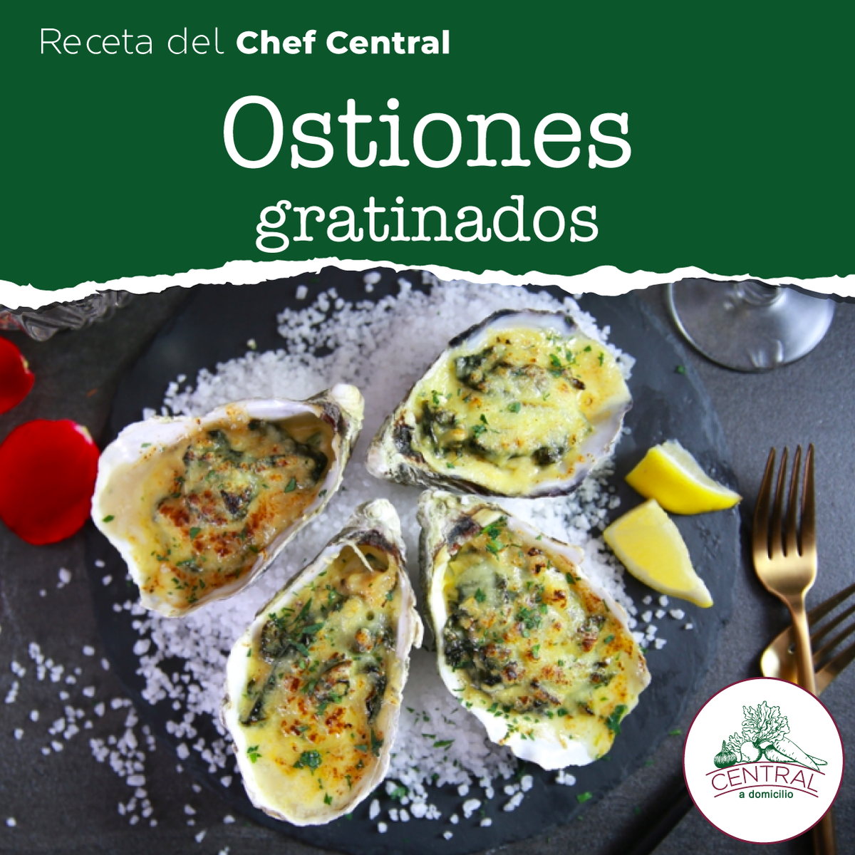 Receta: Ostiones Gratinados Fáciles Y Rápidos – Central a Domicilio