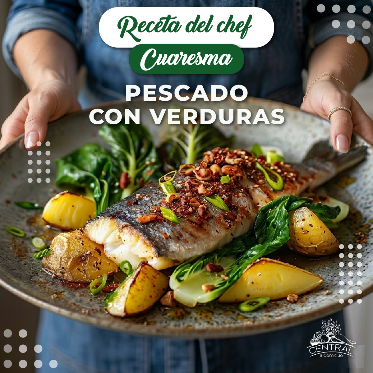 Receta: Pescado Con Verduras Fácil Y Rápido – Central a Domicilio