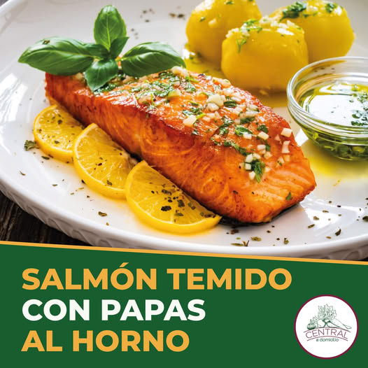 Receta: Salmón Temido Con Papas Al Horno Fácil Y Rápido – Central a ...